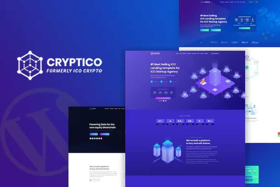 Cryptico - ICO Crypto Landing & Cryptocurrency WordPress Theme 1.4.9.1 ...